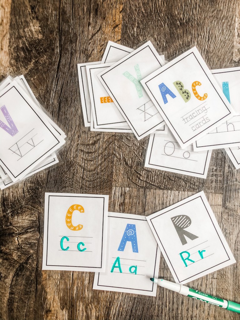 ABC Tracing Cards - Silo & Sage
